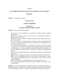 costa rica ley 276 - OAS / costa-rica-ley-276-oas.pdf / PDF4PRO