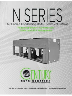 Air Cooled Condensing Units - Technical Catalog / air-cooled-condensing ...