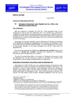 Republic of the Philippines GOVERNMENT PROCUREMENT … / republic-of-the ...